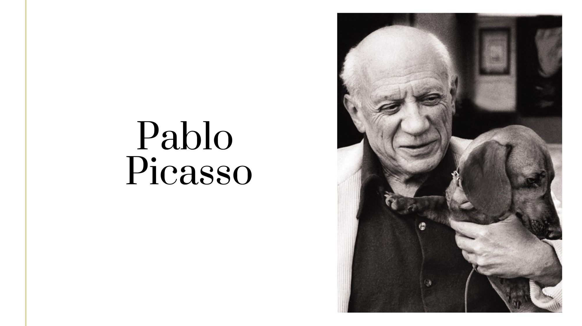 Pablo Picasso Dachshund